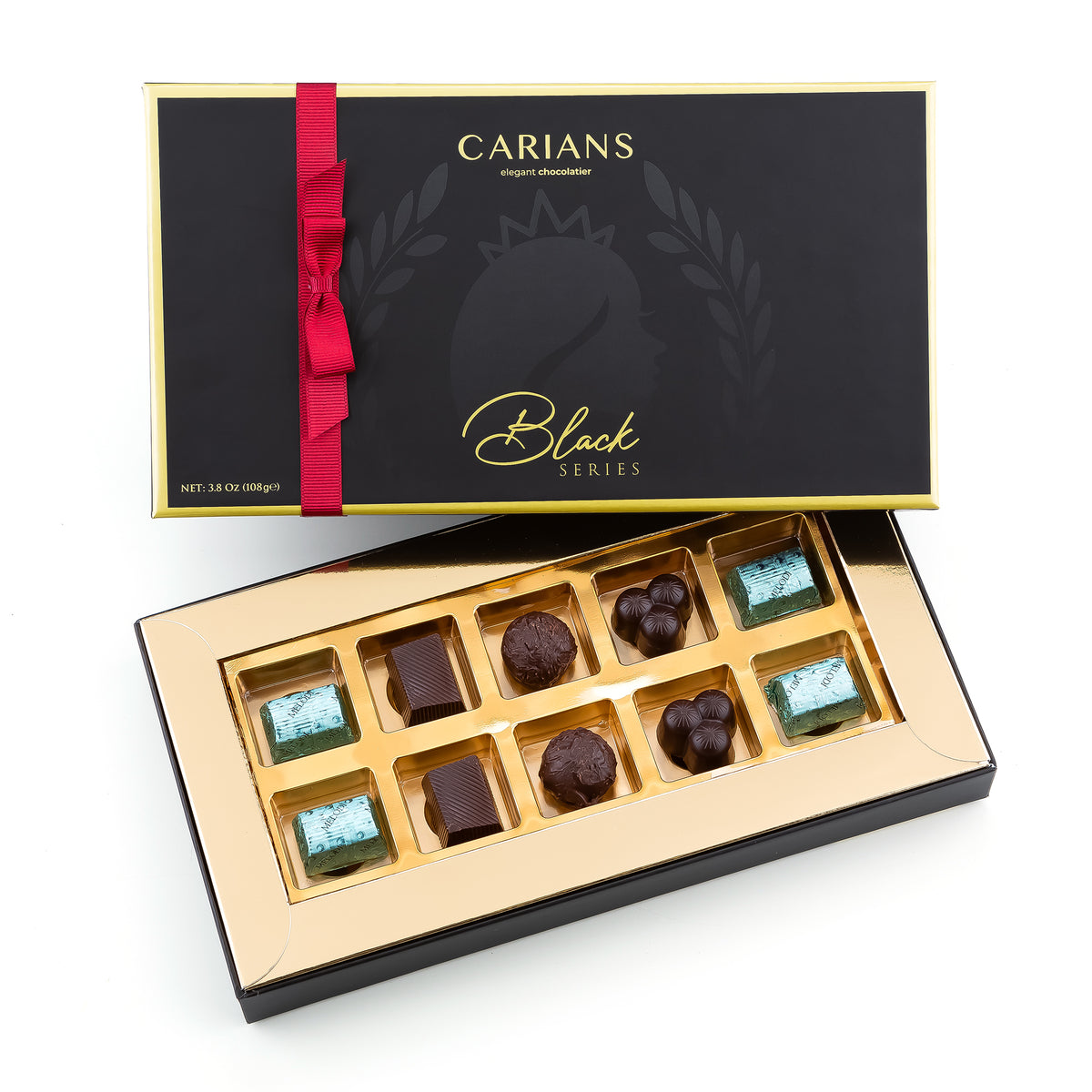 Carians Assorted Dark Chocolate Gift Basket in Dark Chocolate Varietie ...